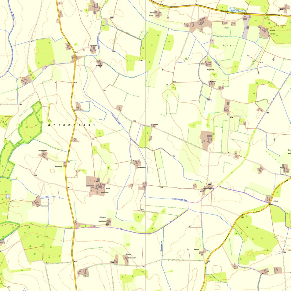 Sendenhorst 6 (1:10,000) Map by Bezirksregierung Koln | Avenza Maps