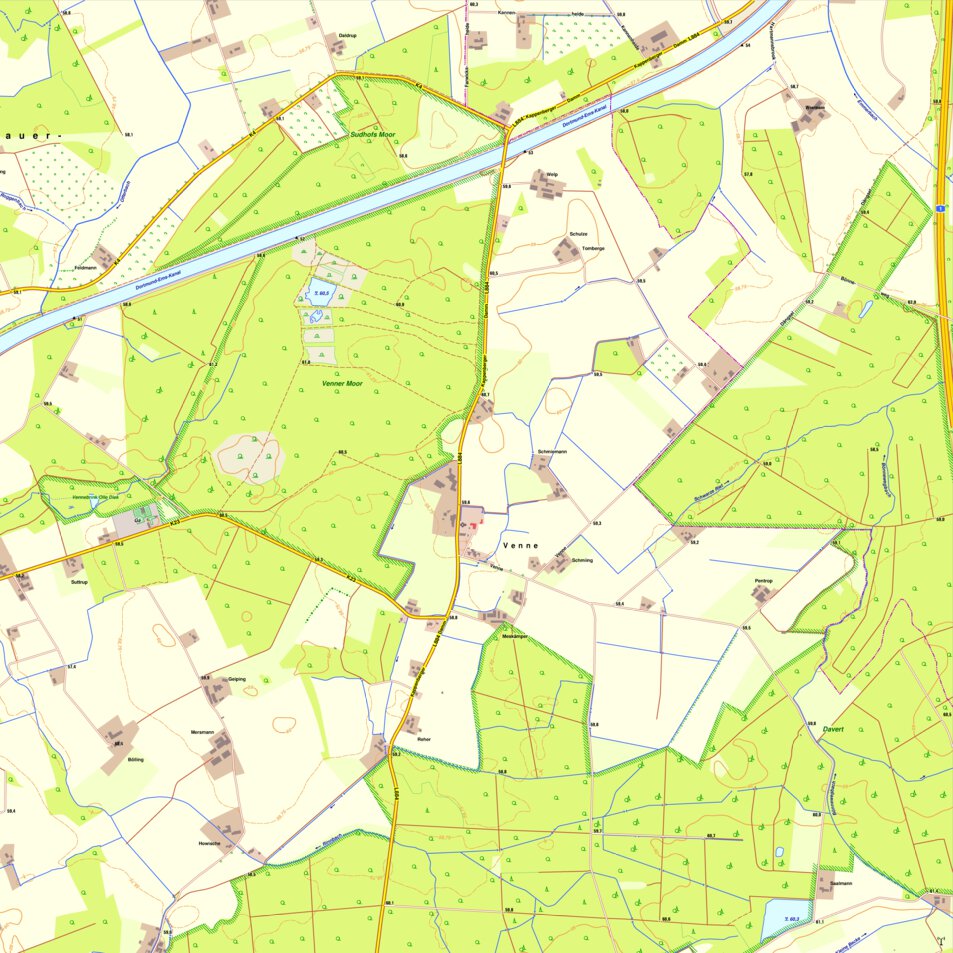 Senden 3 (1:10,000) Map by Bezirksregierung Koln | Avenza Maps