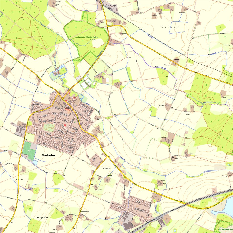 Ahlen 7 (1:10,000) Map by Bezirksregierung Koln | Avenza Maps