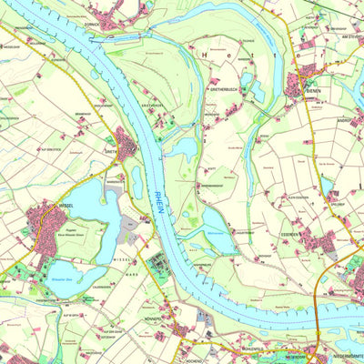 Rees 2 (1:25,000) Map by Bezirksregierung Koln | Avenza Maps