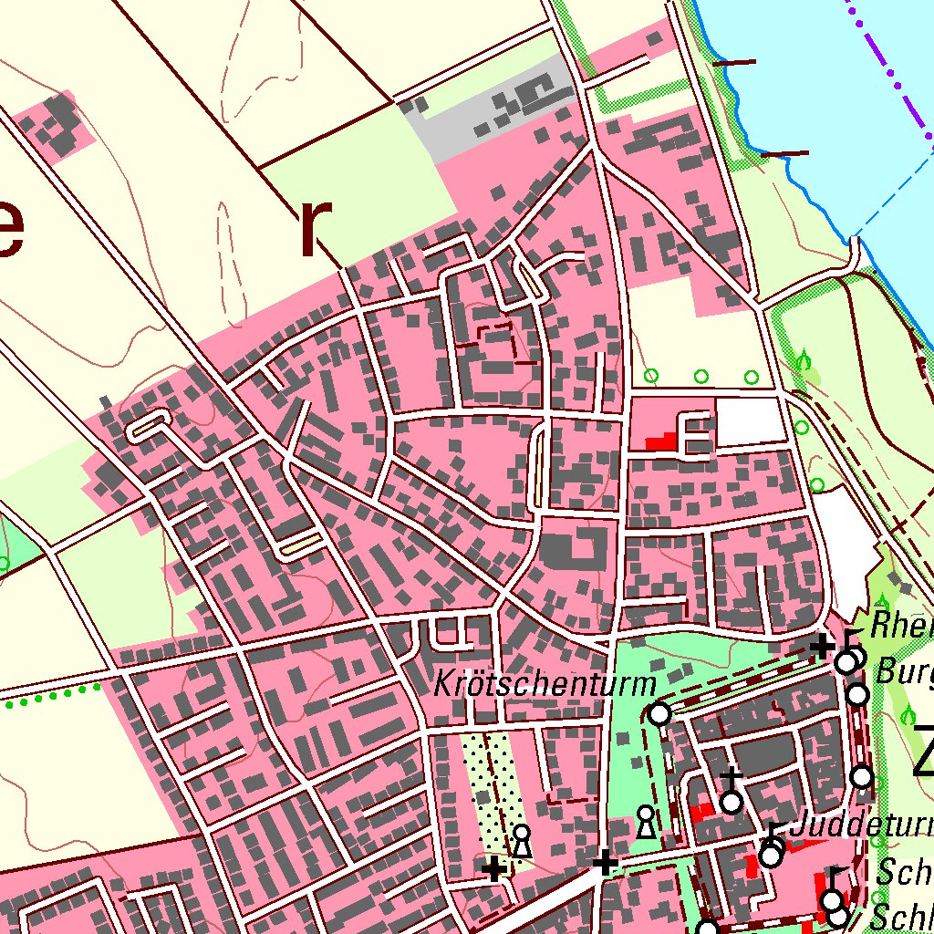 Dormagen 1 (1:25,000) Map by Bezirksregierung Koln | Avenza Maps