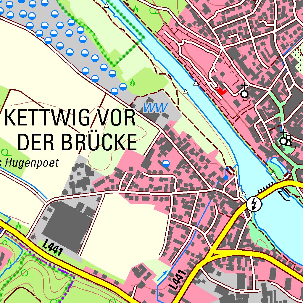 Heiligenhaus (1:25,000) Map by Bezirksregierung Koln | Avenza Maps