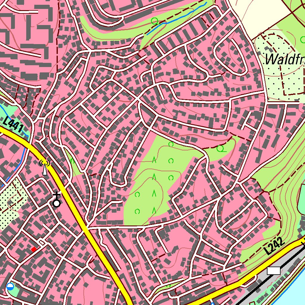 Heiligenhaus (1:25,000) Map by Bezirksregierung Koln | Avenza Maps