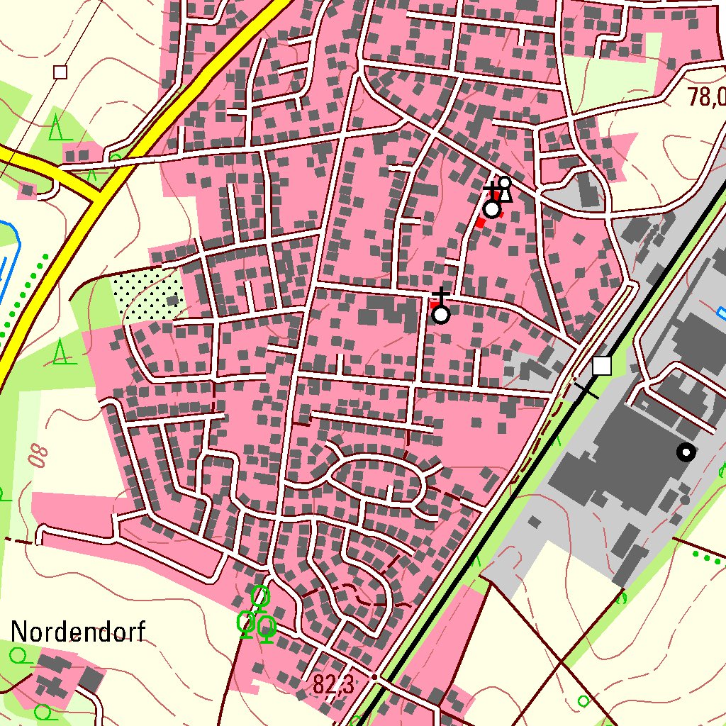 Reken 1 (1:25,000) Map by Bezirksregierung Koln | Avenza Maps