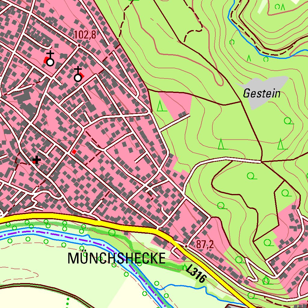 Hennef (Sieg) 1 (1:25,000) Map by Bezirksregierung Koln | Avenza Maps