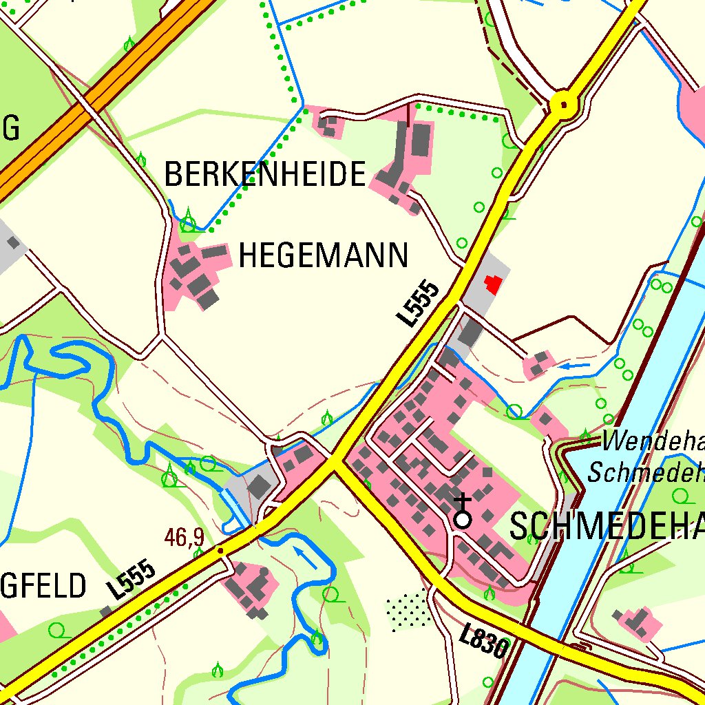 Greven 2 (1:25,000) Map by Bezirksregierung Koln | Avenza Maps