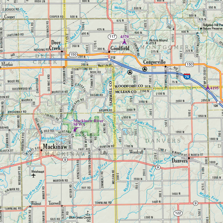 Illinois Atlas & Gazetteer Map by Garmin | Avenza Maps
