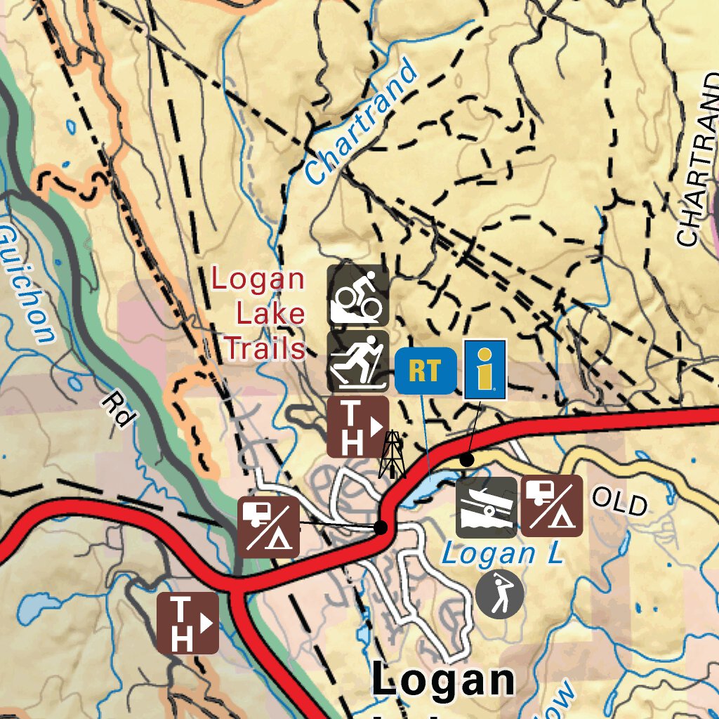 WMU 3-19 Thompson Region BC Hunting Topo Map by Backroad Mapbooks ...