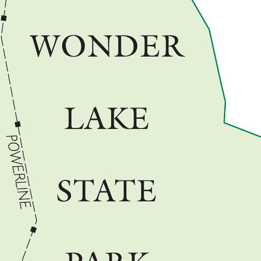 Wonder Lake State Park, NY Map by New York-New Jersey Trail Conference ...