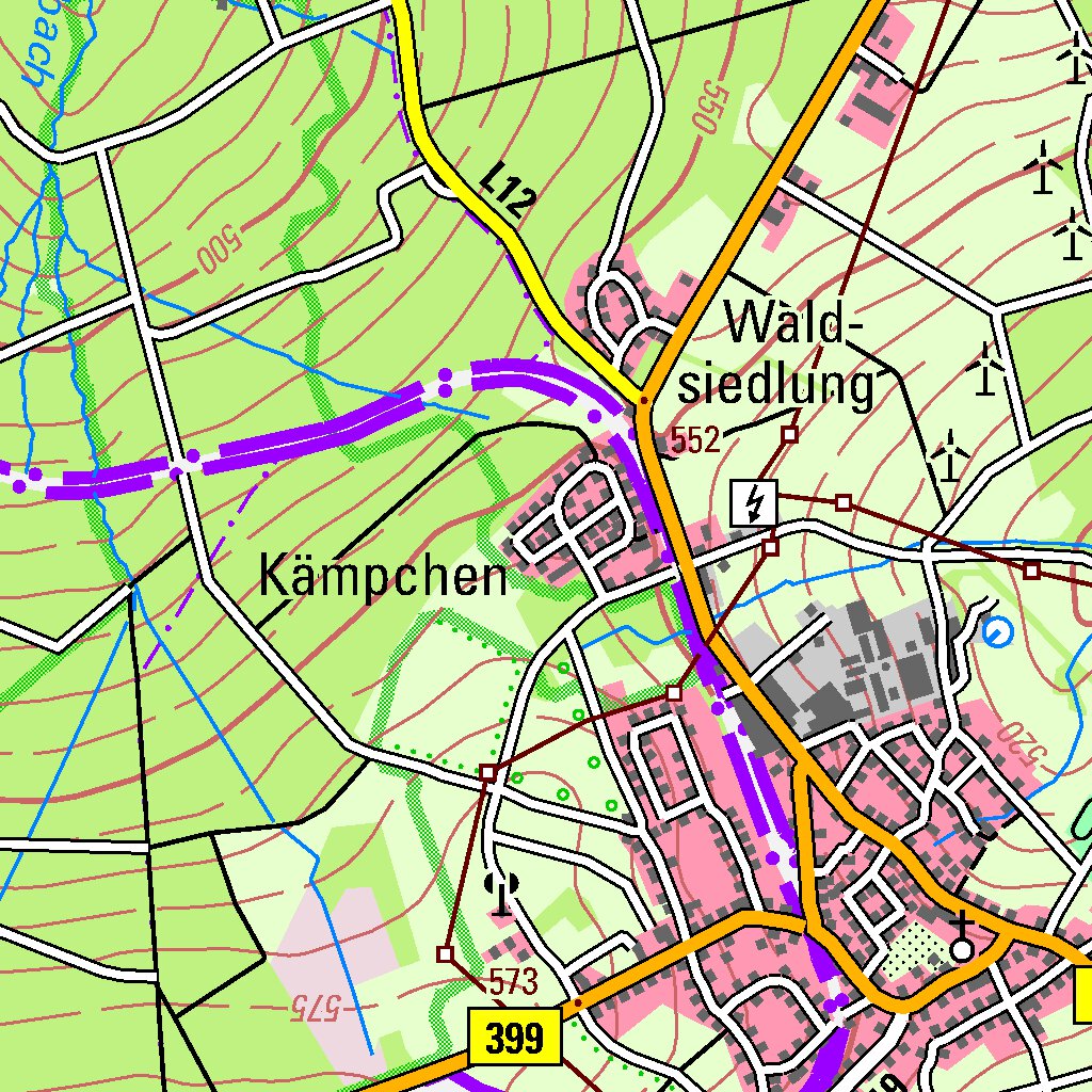 Roetgen (1:50,000) Map by Bezirksregierung Koln | Avenza Maps