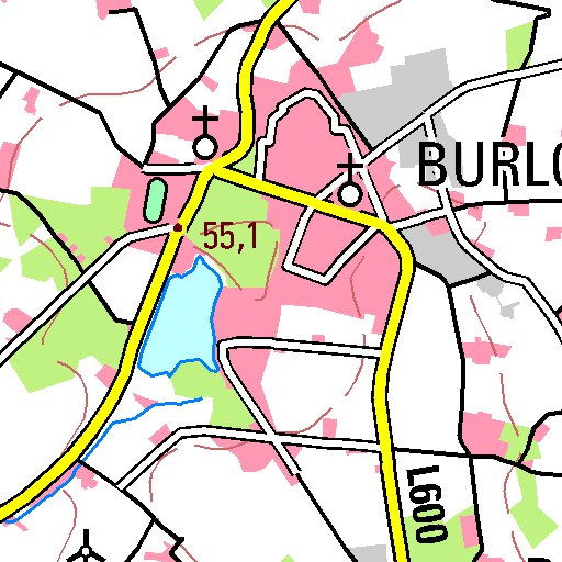 Borken (1:100,000) Map by Bezirksregierung Koln | Avenza Maps