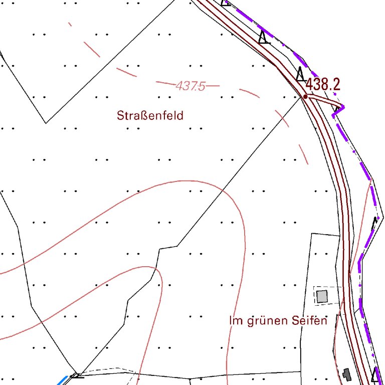 Friesenhagen 8 (1:5,000) Map by Landesamt fur Vermessung und ...