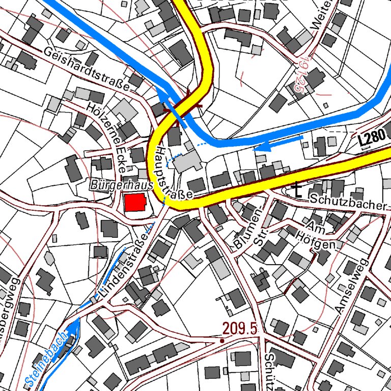 Alsdorf (1:5,000) Map by Landesamt fur Vermessung und ...