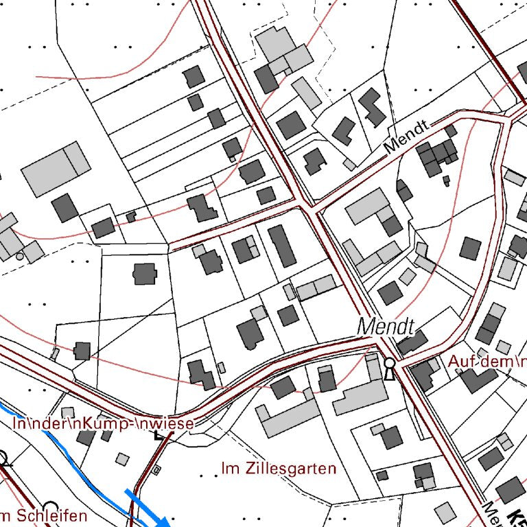 Buchholz (Westerwald) 2 (1:5,000) Map by Landesamt fur Vermessung und ...