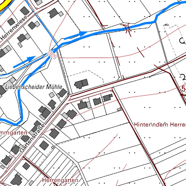 Liebenscheid 3 (1:5,000) Map by Landesamt fur Vermessung und ...
