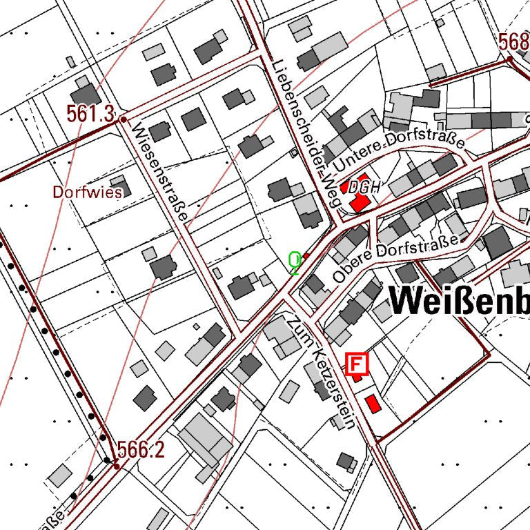 Liebenscheid 1 (1:5,000) Map by Landesamt fur Vermessung und ...