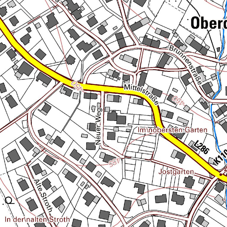 Weitefeld 1 (1:5,000) Map by Landesamt fur Vermessung und ...
