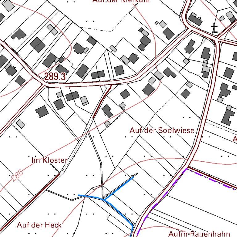 Buchholz (Westerwald) 4 (1:5,000) Map by Landesamt fur Vermessung und ...