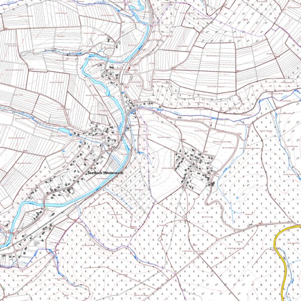 Seelbach (Westerwald) (1:5,000) Map by Landesamt fur Vermessung und ...