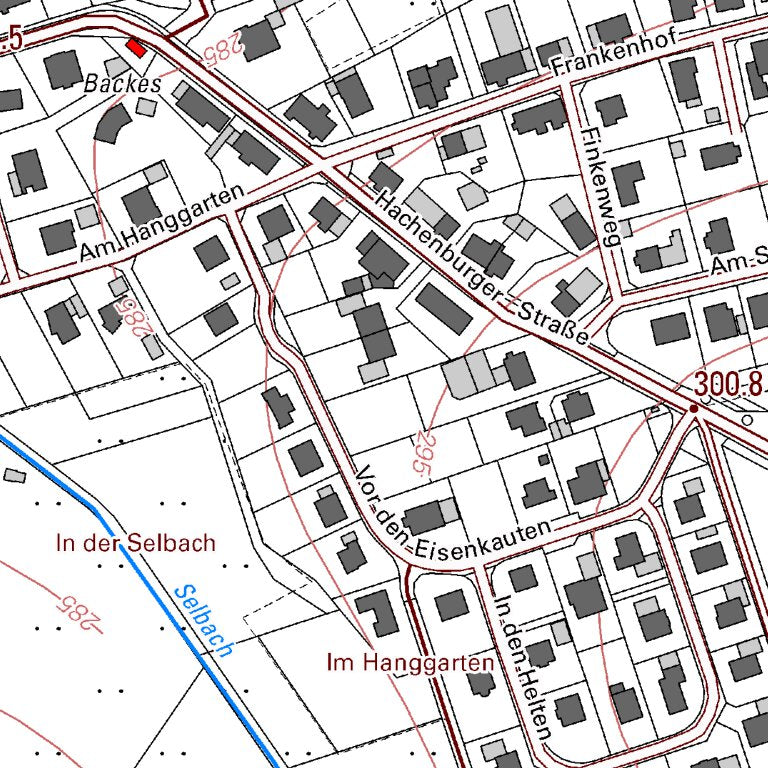 Hattert (1:5,000) Map by Landesamt fur Vermessung und ...