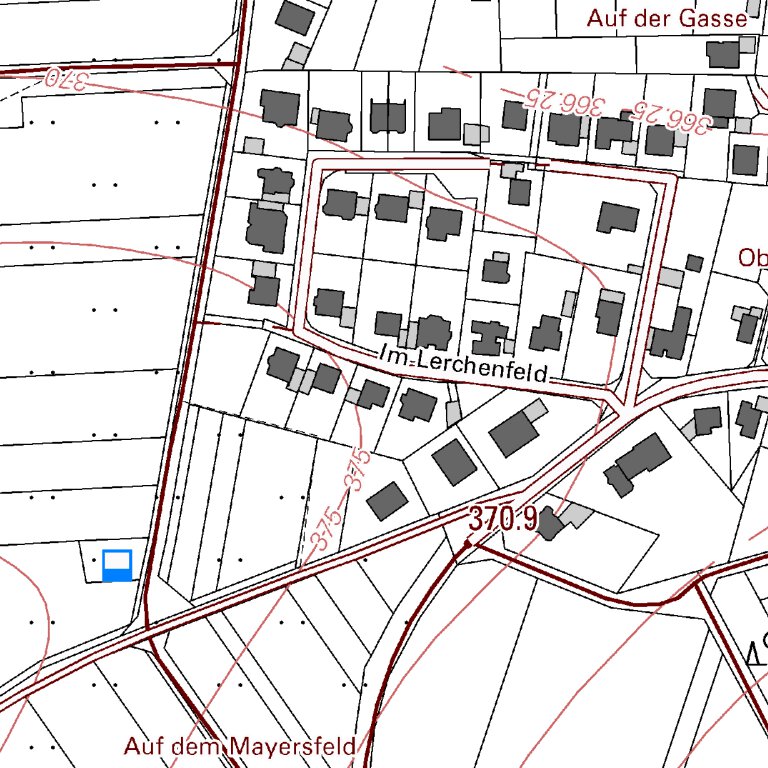 Berg 2 (1:5,000) Map by Landesamt fur Vermessung und ...