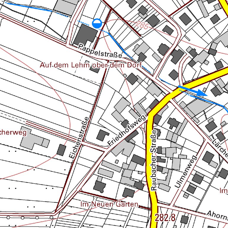 Dierdorf 5 (1:5,000) Map by Landesamt fur Vermessung und ...