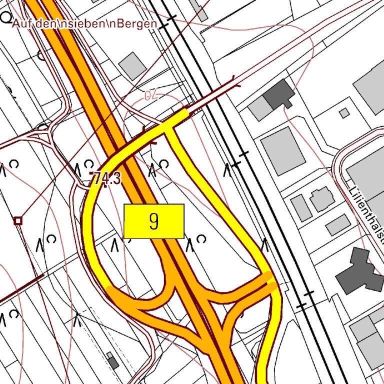 Remagen 9 (1:5,000) Map by Landesamt fur Vermessung und ...
