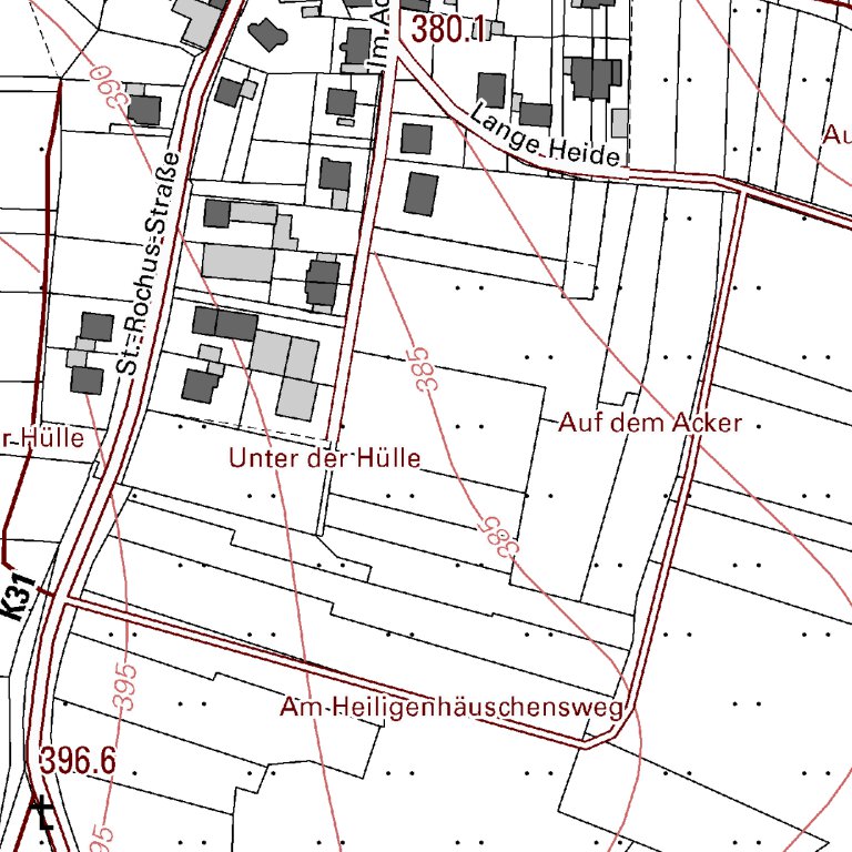 Berg 3 (1:5,000) Map by Landesamt fur Vermessung und ...