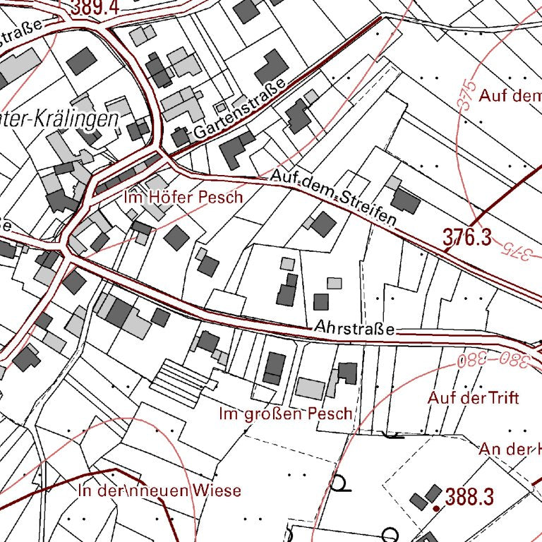 Berg 7 (1:5,000) Map by Landesamt fur Vermessung und ...