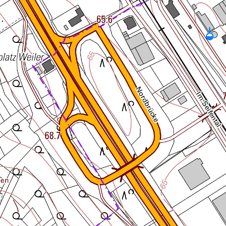 Sinzig 5 (1:5,000) Map by Landesamt fur Vermessung und ...