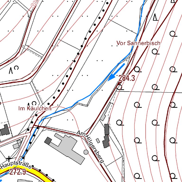 Kesseling 7 (1:5,000) Map by Landesamt fur Vermessung und ...