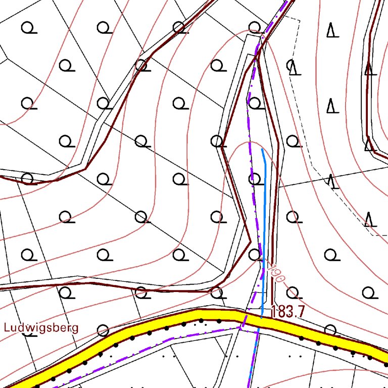 Sinzig 9 (1:5,000) Map by Landesamt fur Vermessung und ...