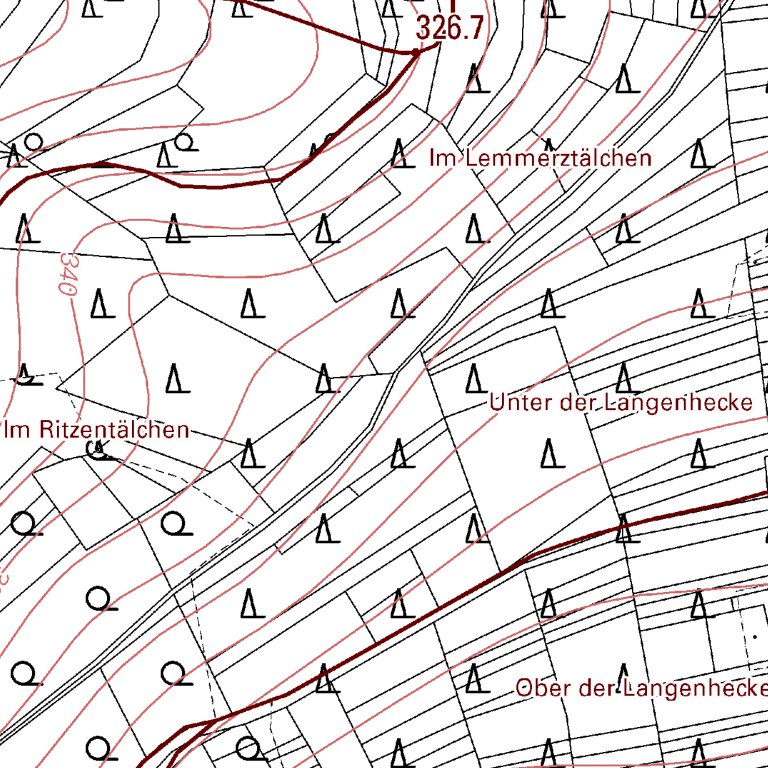 Altenahr 2 (1:5,000) Map by Landesamt fur Vermessung und ...