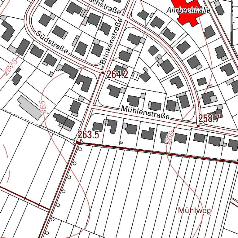 Boden (1:5,000) Map by Landesamt fur Vermessung und ...