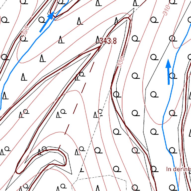 Lind 5 (1:5,000) Map by Landesamt fur Vermessung und ...