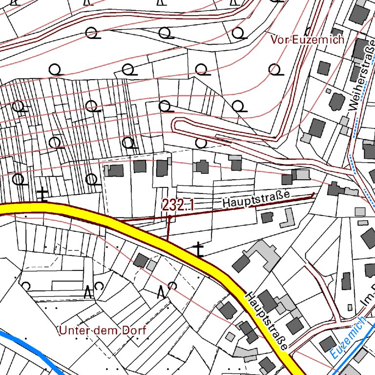 Kesseling 2 (1:5,000) Map by Landesamt fur Vermessung und ...