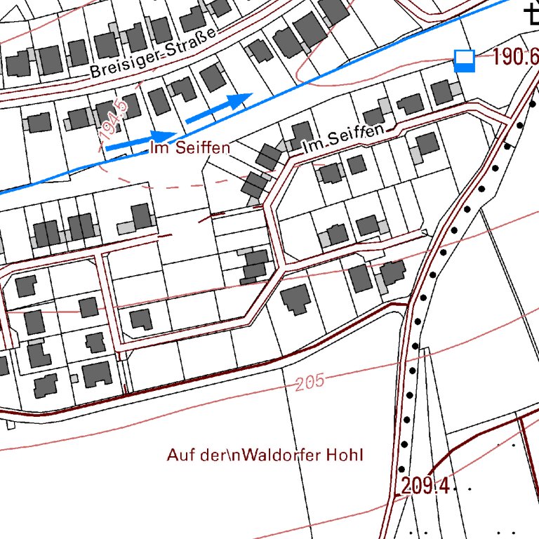 Sinzig 6 (1:5,000) Map by Landesamt fur Vermessung und ...