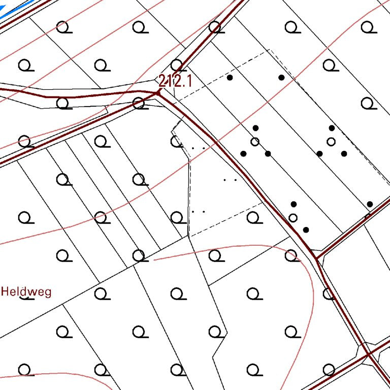 Waldorf 1 (1:5,000) Map by Landesamt fur Vermessung und ...