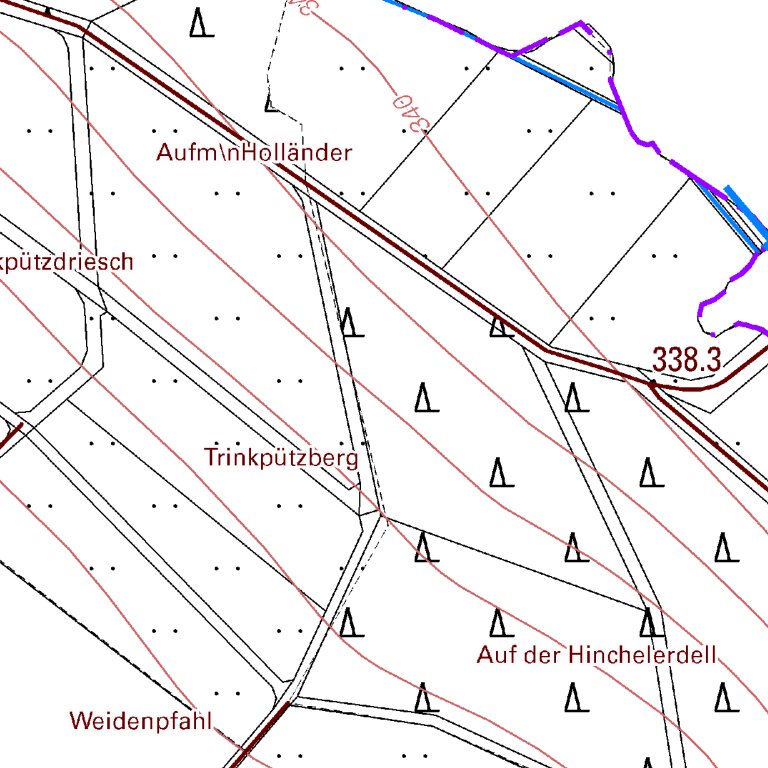 Hümmel 7 (1:5,000) Map by Landesamt fur Vermessung und ...