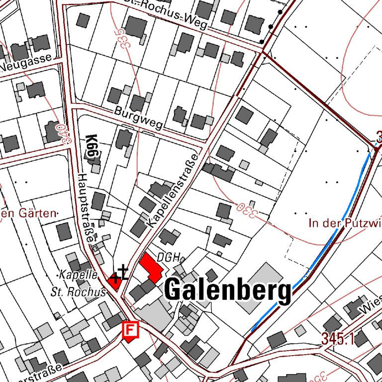 Galenberg (1:5,000) Map by Landesamt fur Vermessung und ...