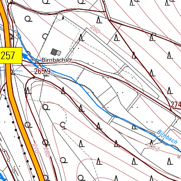Leimbach 4 (1:5,000) Map by Landesamt fur Vermessung und ...