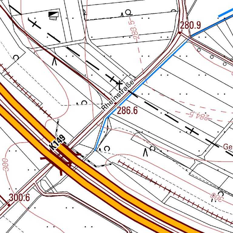 Dernbach (Westerwald) (1:5,000) Map by Landesamt fur Vermessung und ...