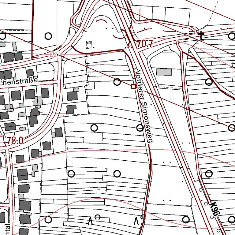 Mülheim-Kärlich 3 (1:5,000) Map by Landesamt fur Vermessung und ...