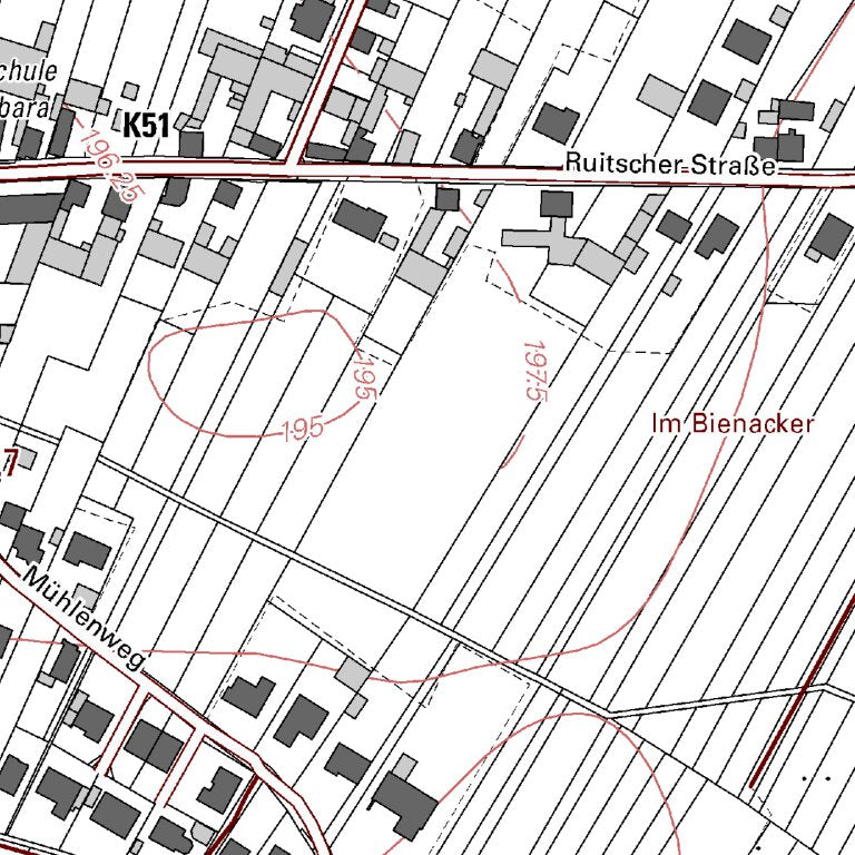 Welling 1 (1:5,000) Map by Landesamt fur Vermessung und ...
