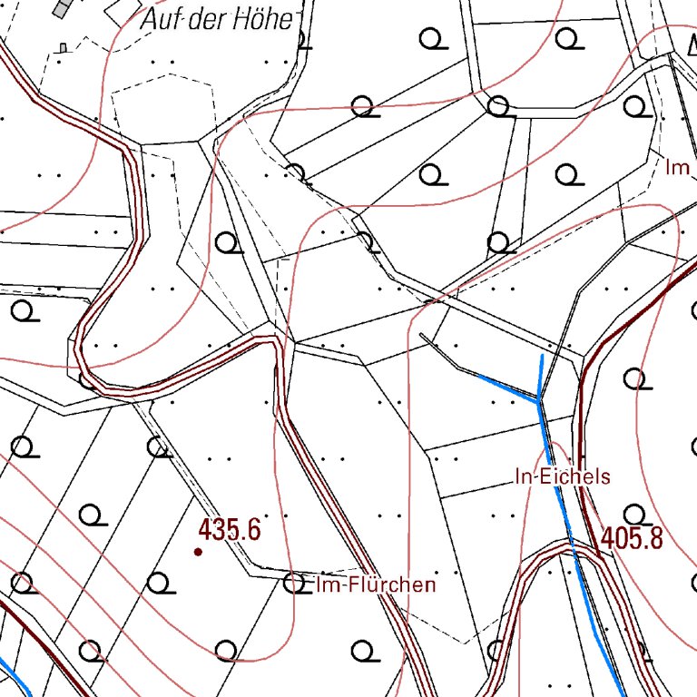 Arbach (1:5,000) Map by Landesamt fur Vermessung und ...