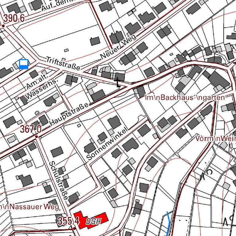 Winden (1:5,000) Map by Landesamt fur Vermessung und ...