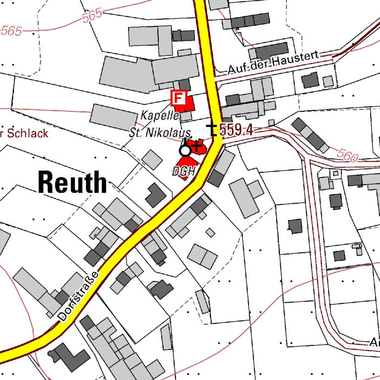 Reuth (1:5,000) Map by Landesamt fur Vermessung und ...