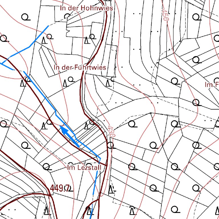 Bermel 2 (1:5,000) Map by Landesamt fur Vermessung und ...