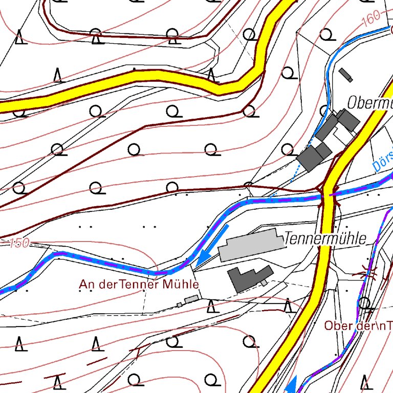 Singhofen 2 (1:5,000) Map by Landesamt fur Vermessung und ...