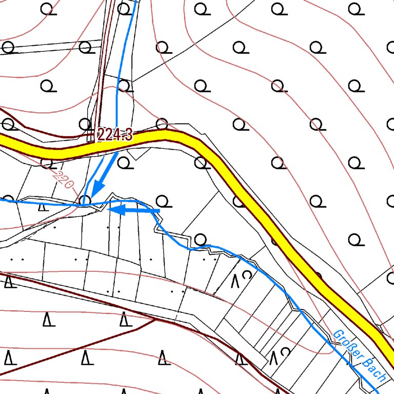 Braubach 3 (1:5,000) Map by Landesamt fur Vermessung und ...